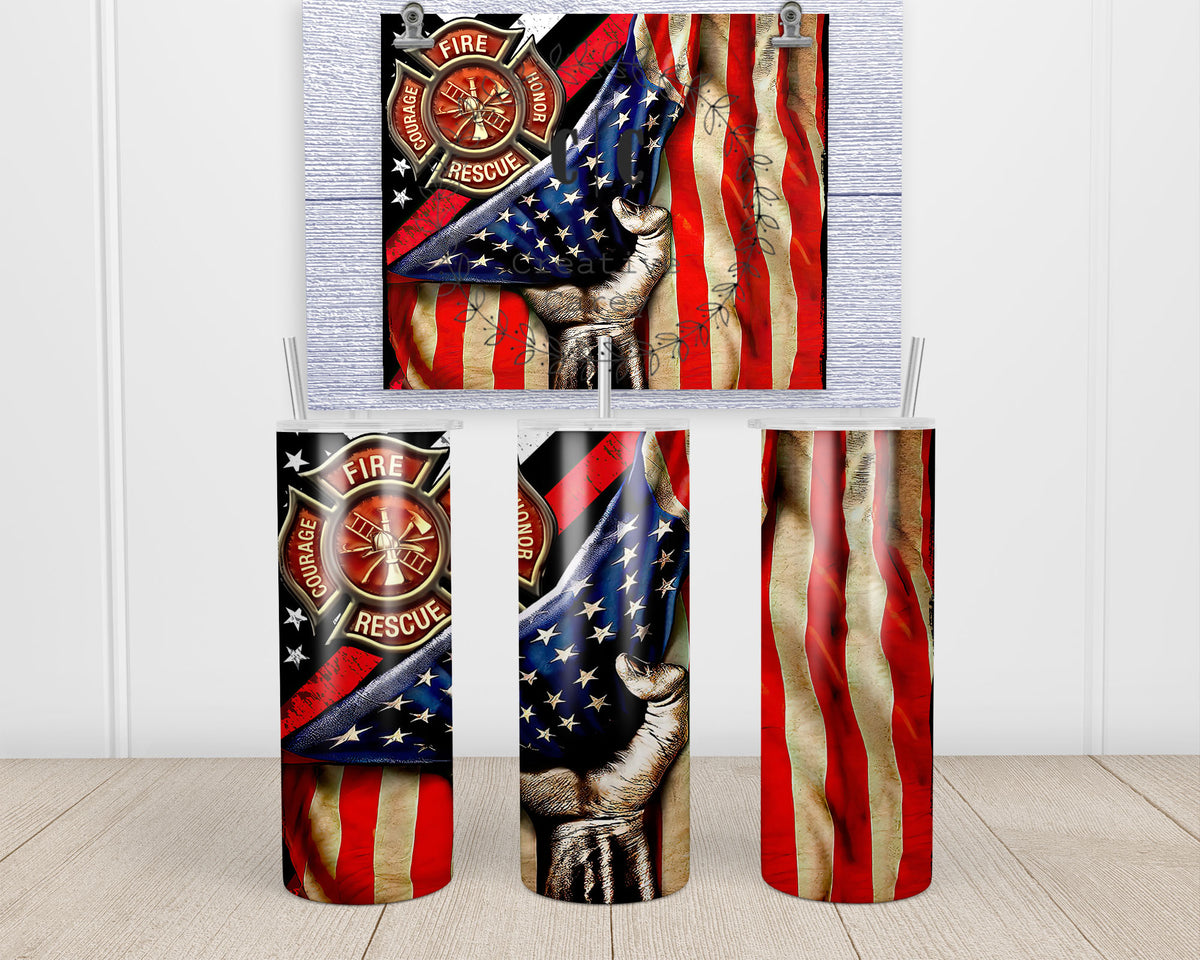 Fire Rescue Flag – MyCreativeCarey